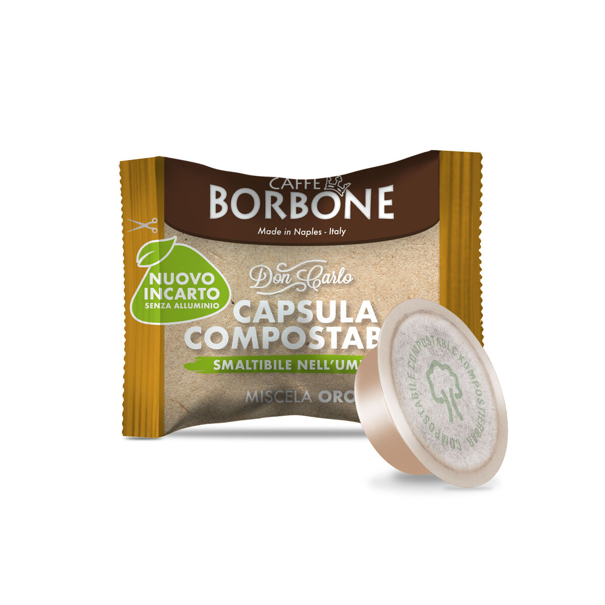 Borbone Don Carlo GOLD Capsules COMPOSTABLE and COMPATBILE with Lavazza ...