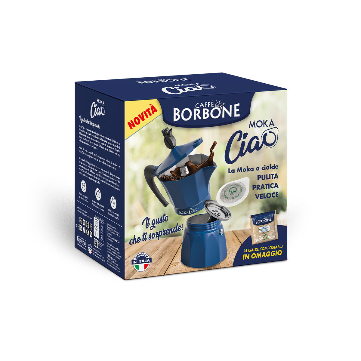 Macchina caffè Moka Ciao | Caffeborbone.com
