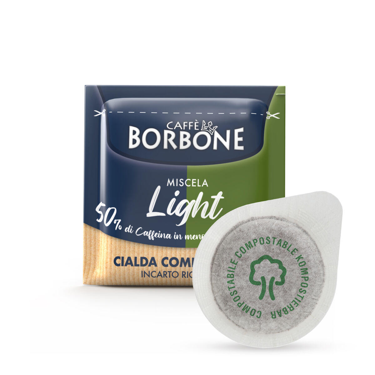 Cialde ese Miscela Light Caffè Borbone 50 pezzi | Caffeborbone.com