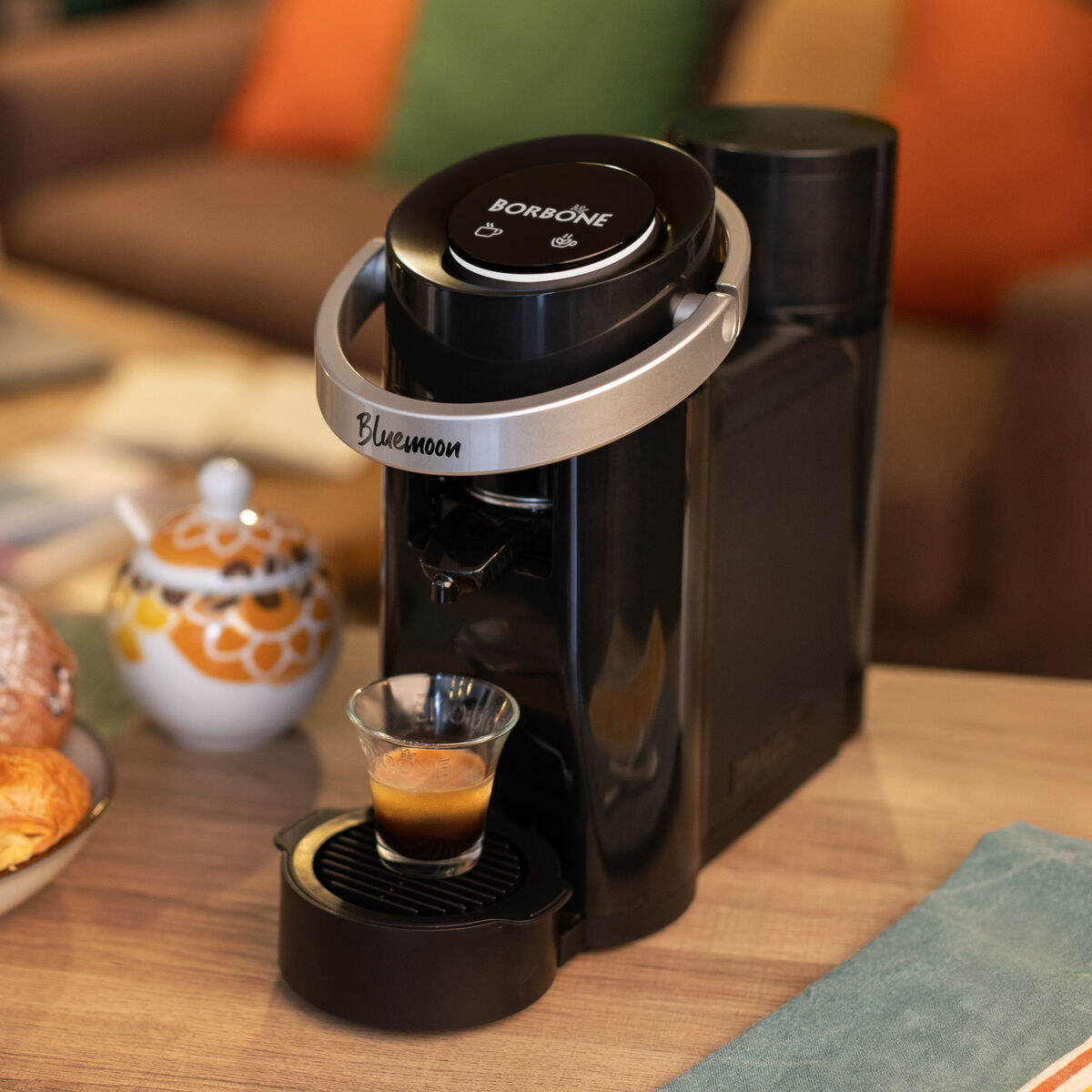 bluemoon Caffè Borbone Back Espressomaschine | Caffeborbone.com